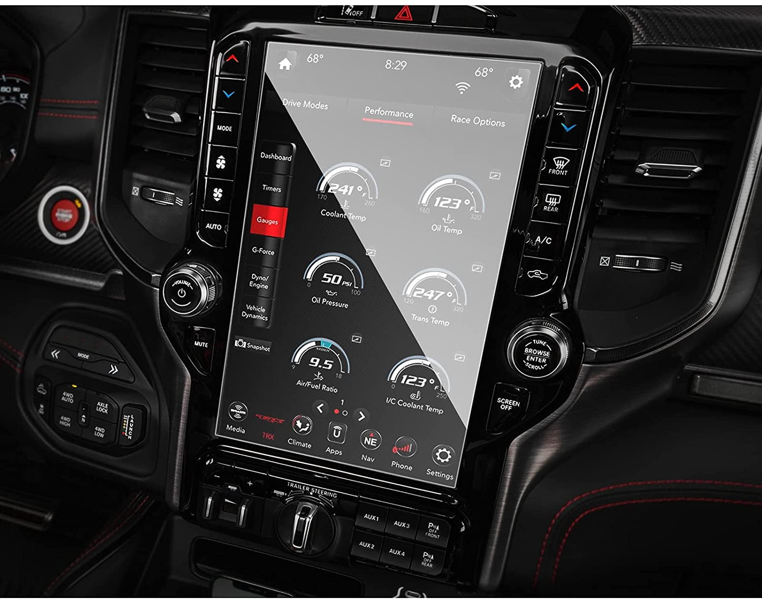 2022 2023 2024 Dodge RAM Screen Protector for 2019 2020 2021 2022 2023 ...