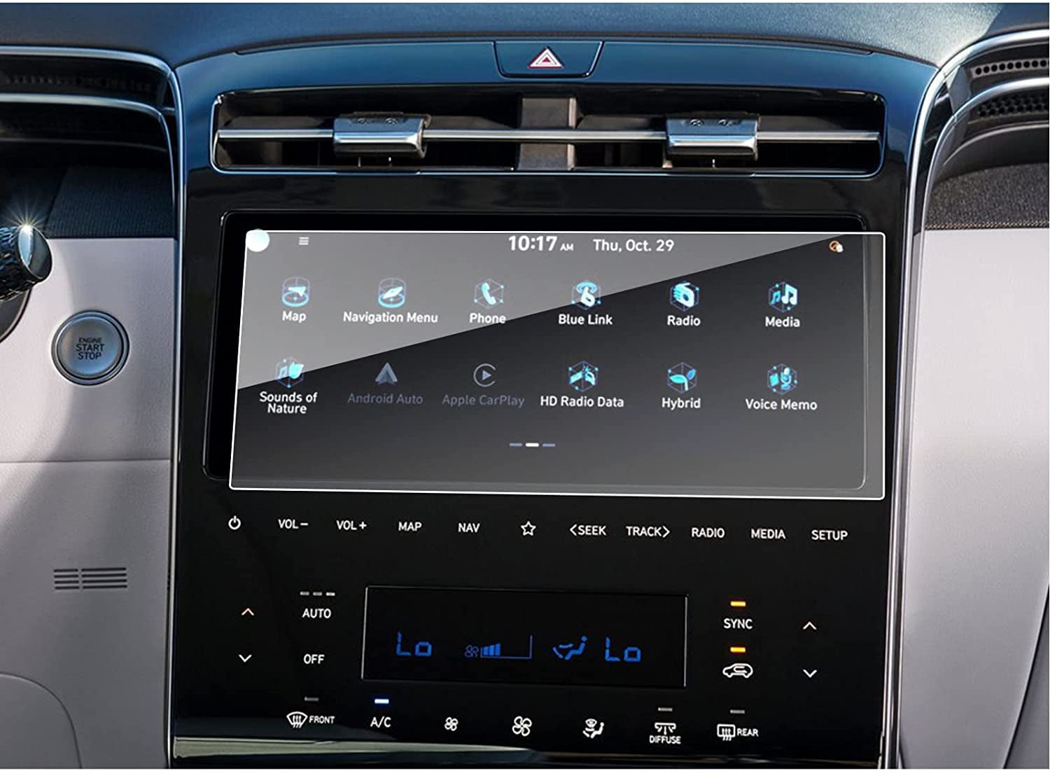 2022 2023 2024 Hyundai Tucson Screen Protector for 2022 2023 2024 ...