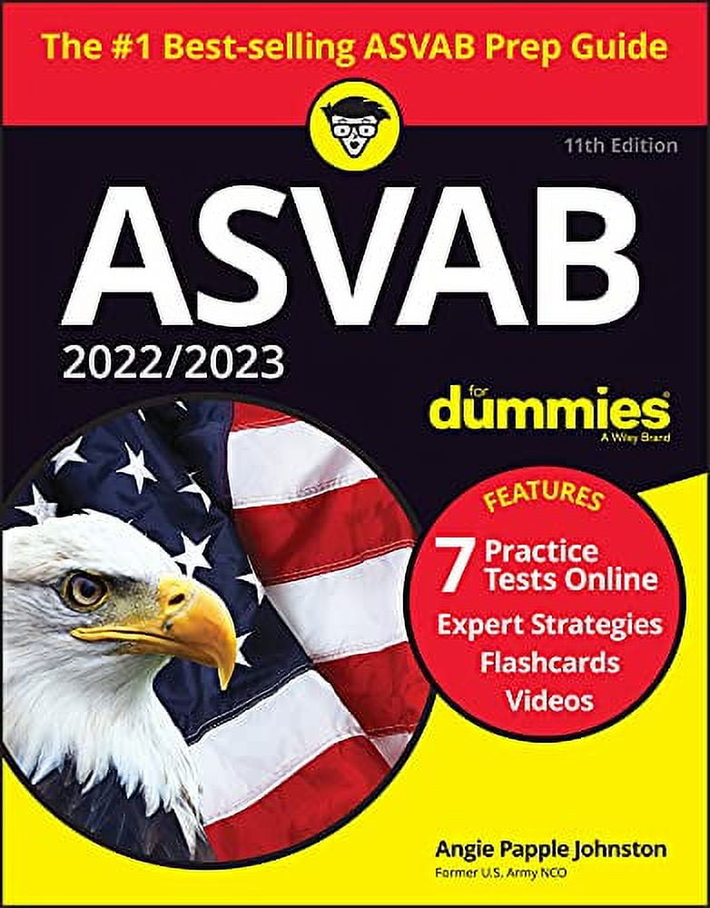 Pre-Owned 2022 / 2023 ASVAB For Dummies: Book + 7 Practice Tests Online ...