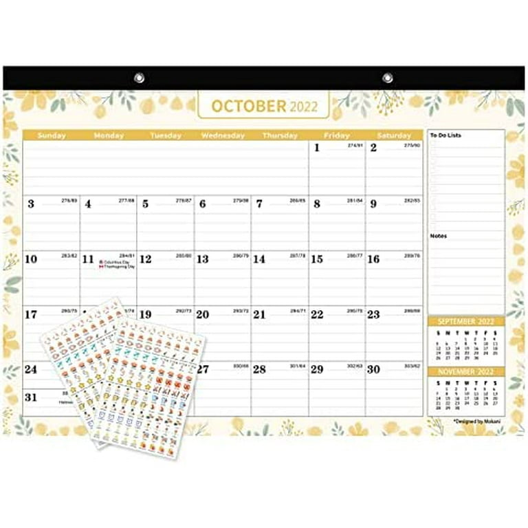 October 2022 Calendar Planner