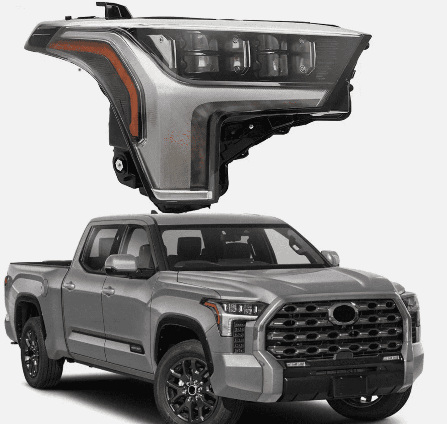 2022-2023 Toyota Tundra Head Lamp Passenger Side With Led Signal Lamp ...