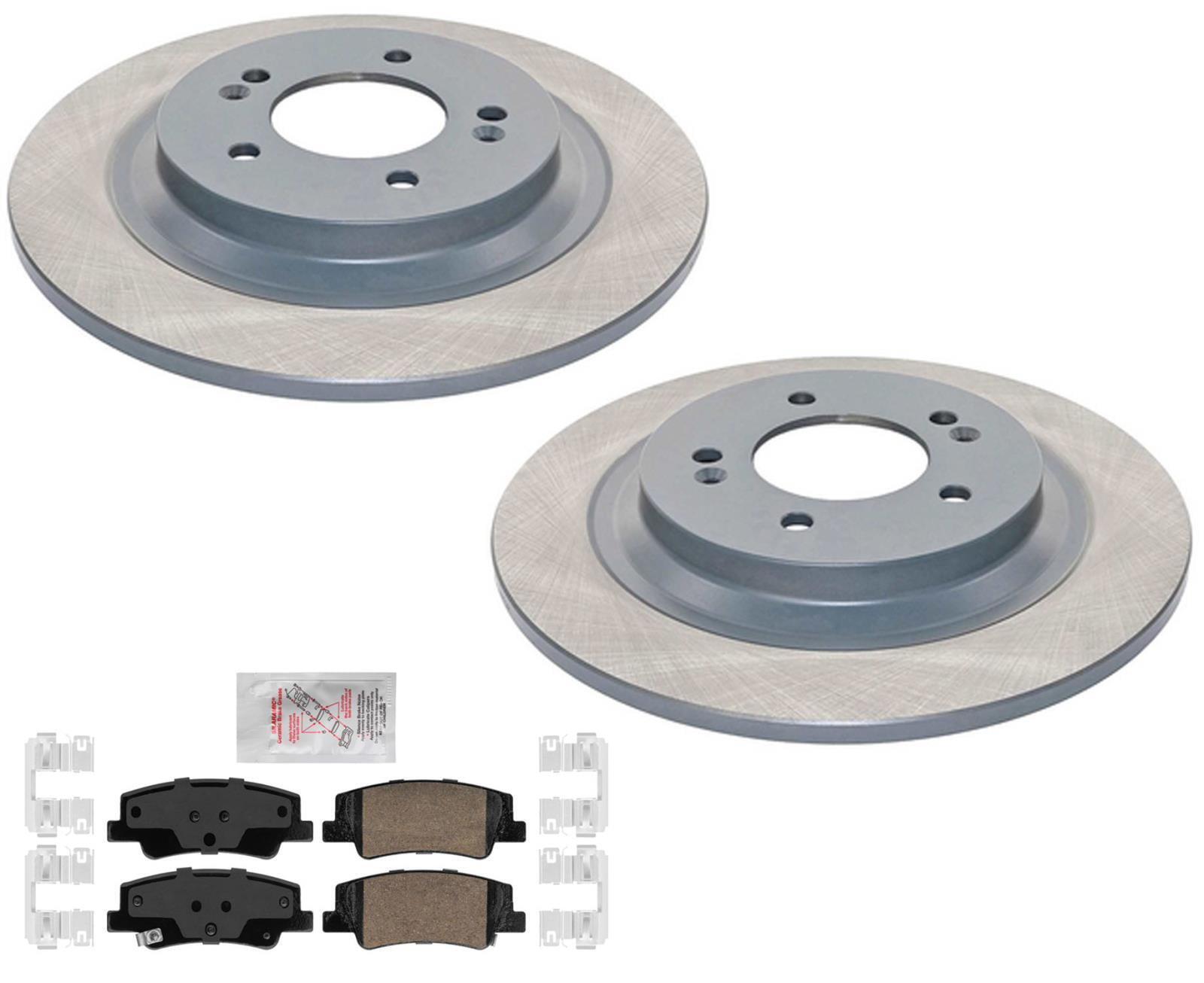 2022-2024 for Hyundai for Tucson Rear Disc Brake Rotors & Pads - D3EA ...