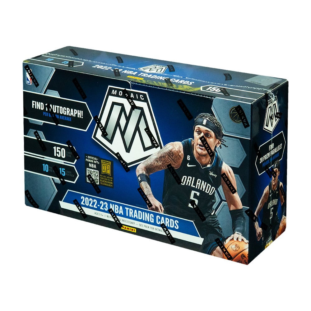 2022-23 Panini Mosaic NBA Trading Cards Basketball Hobby Box, Contains ...