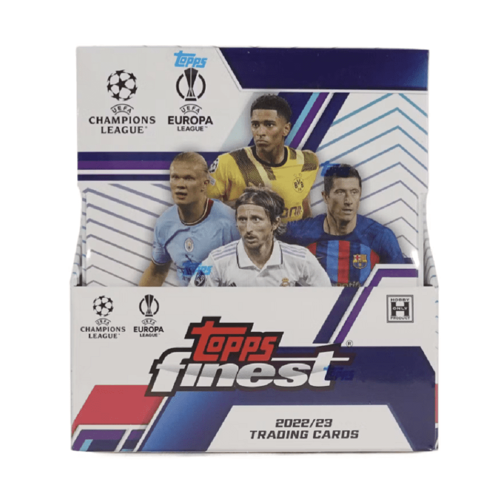 Soccer, 2022-23 Topps UEFA Club Competitions Finest Hobby Box, Chrome ...