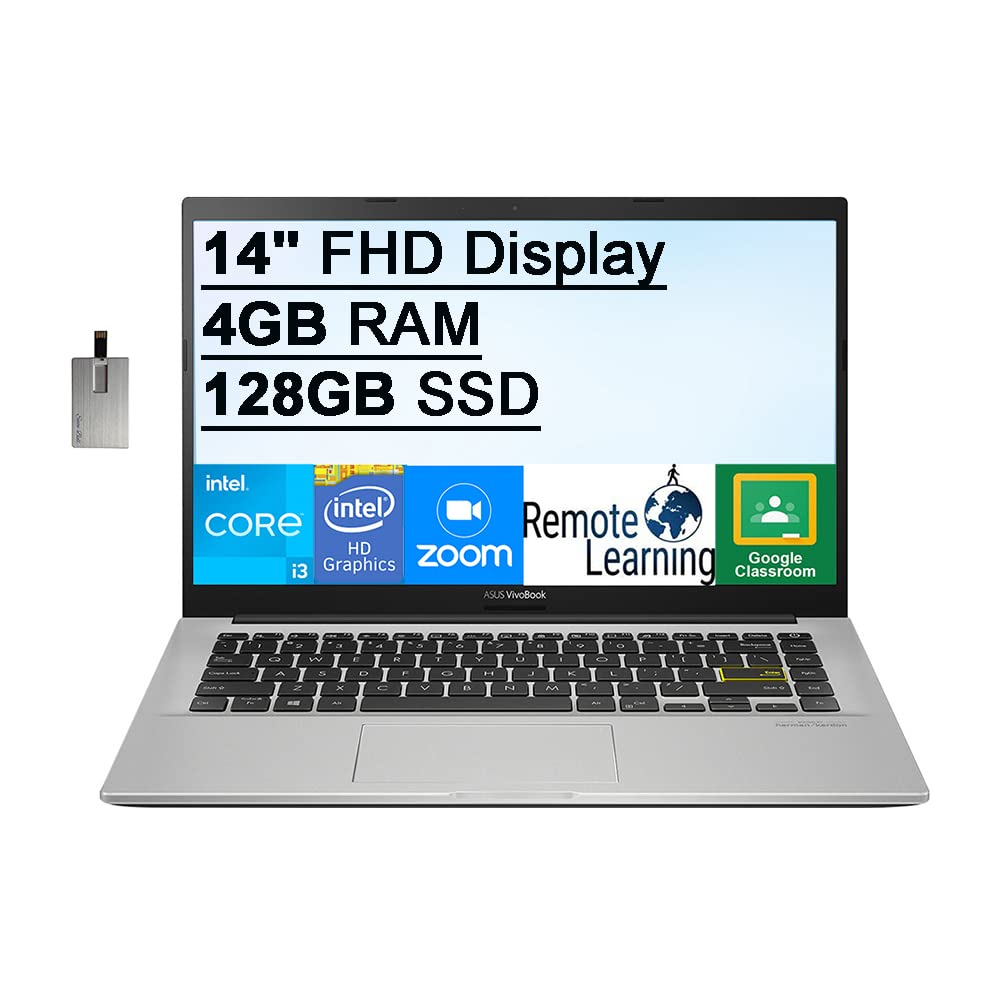 2022 ASUS Vivobook 14" VIPS FHD Laptop Computer, 10th Gen Intel Core i3 ...