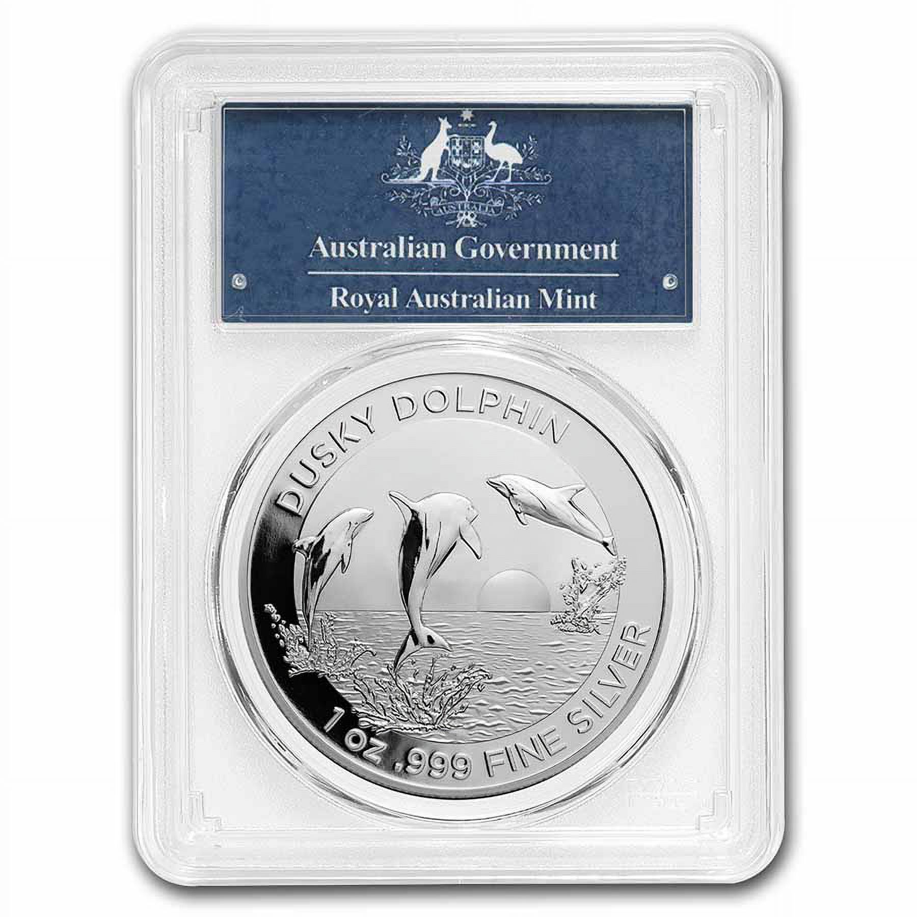 2022 AUS 1 oz Silver Dusky Dolphin MS-70 PCGS (First Day) - Walmart.com
