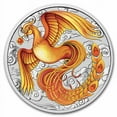 2022 AUS 1 oz Silver Phoenix Red & Gold Colorized BU (in Capsule ...