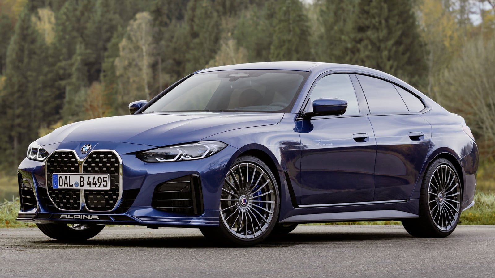 2022 Alpina B4 Gran Coupe - 24x36 Inch Laminated Poster - Stunning ...