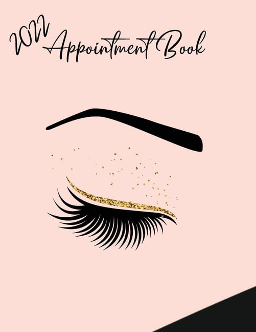 2022 Appointment Diary - Eyelash Day Planner Book with Times (in 15 ...