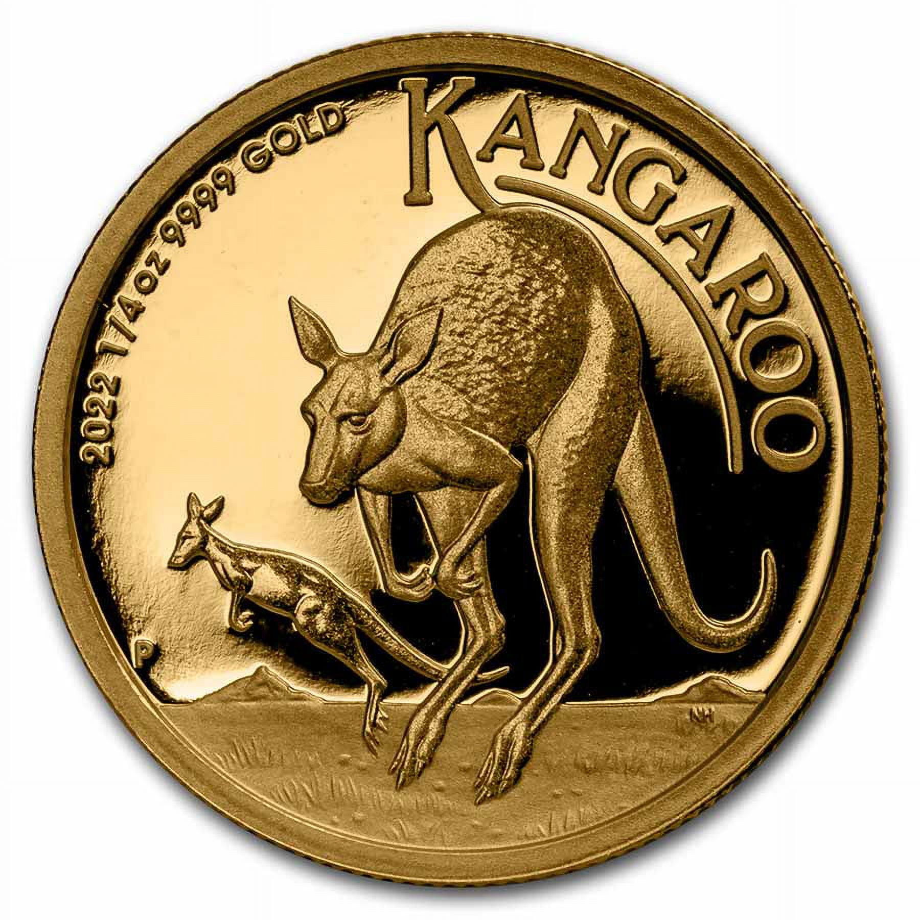 2022 Australia 1/4 oz Gold Kangaroo Proof - Walmart.com