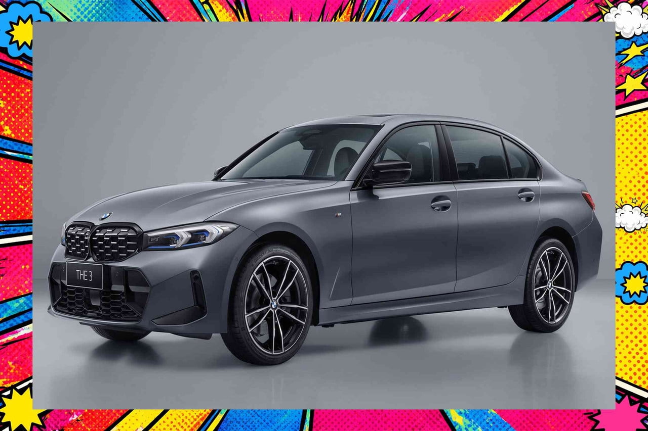 2022 BMW 3 Series M Sport LWB CN - Pop Art Edition | 12x18 Inch ...