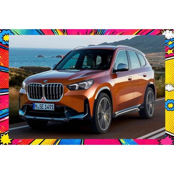 2022 BMW X1 - Pop Art Edition | 24x36 Inch Glossy Laminated Poster ...