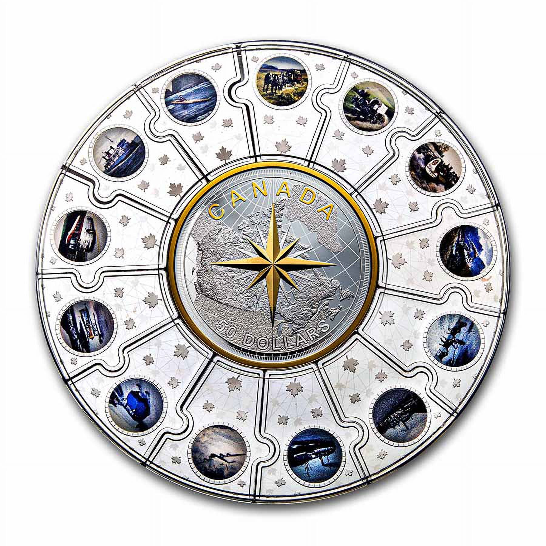 2022 Canada Silver Canadian Passages Puzzle Coin Set - Walmart.com