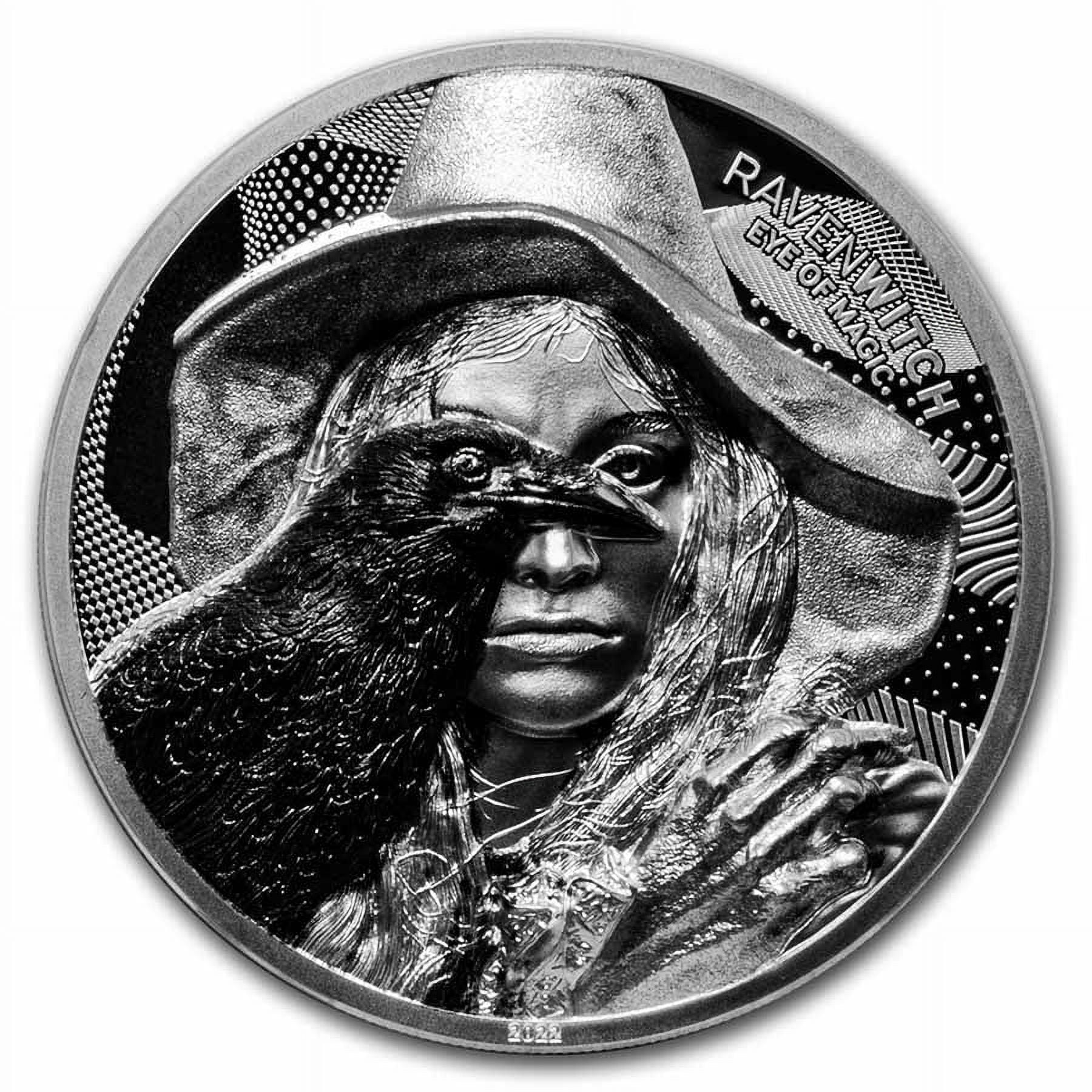 2022 Cook Islands 2 oz Silver Proof Raven Witch: Eye of Magic - Walmart.com