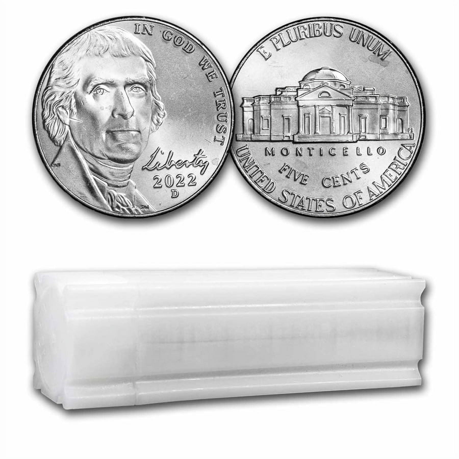 2022-D Jefferson Nickel 40-Coin Roll BU - Walmart.com