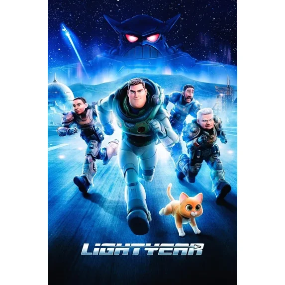2022 Disney Lightyear Movie Poster Buzz Lightyear Star Command Toy ...