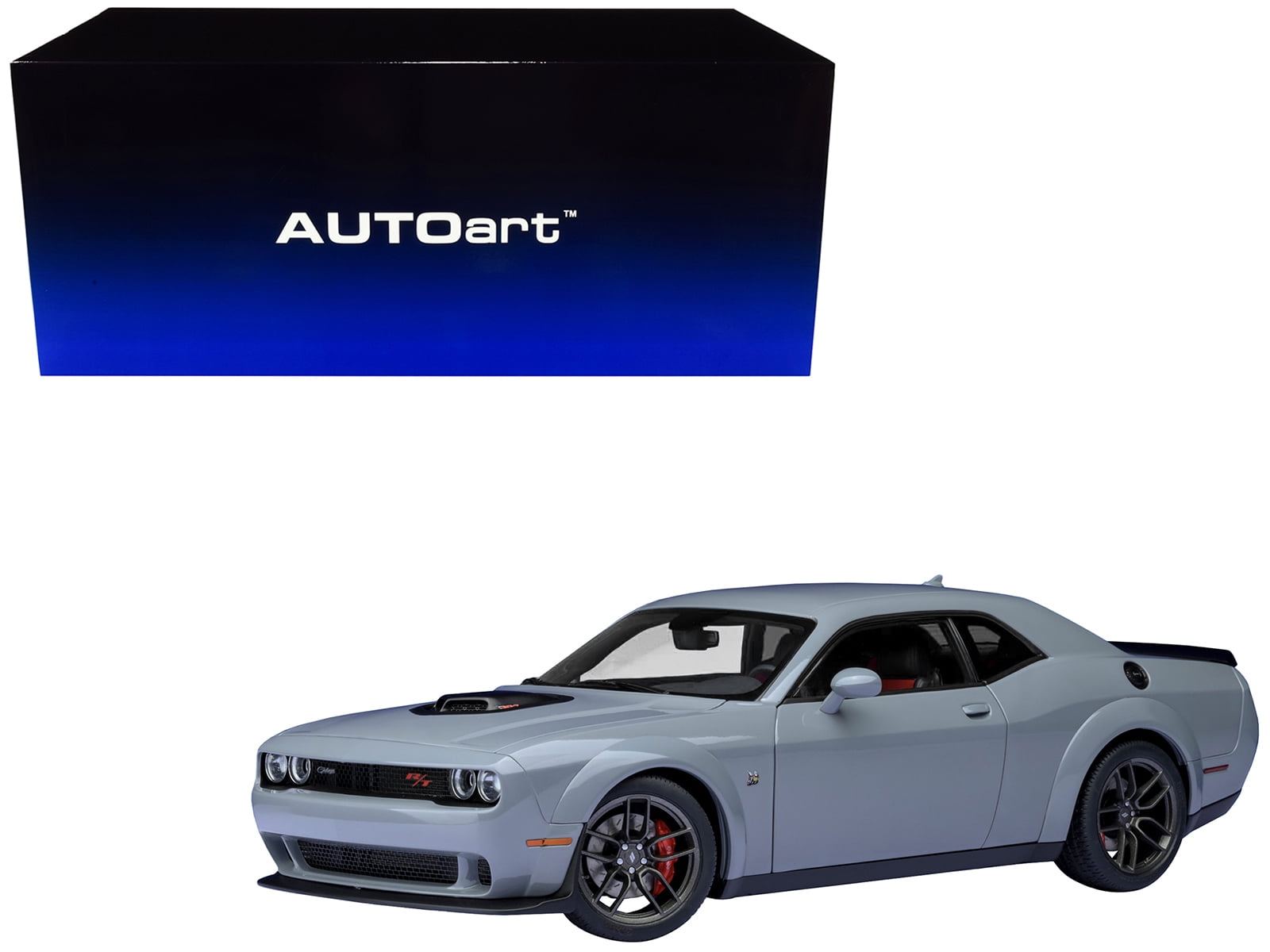 2022 Dodge Challenger R/T Scat Pack Widebody Smoke Show Gray 1/18 Model ...