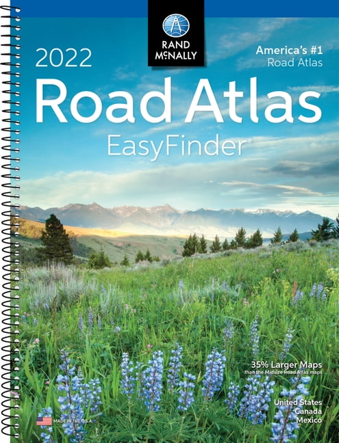 2022 Easyfinder Midsize Road Atlas (Paperback) - Walmart.com