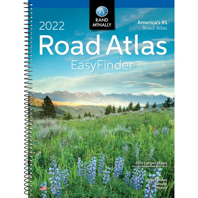 2022 Easyfinder Midsize Road Atlas (Paperback) - Walmart.com