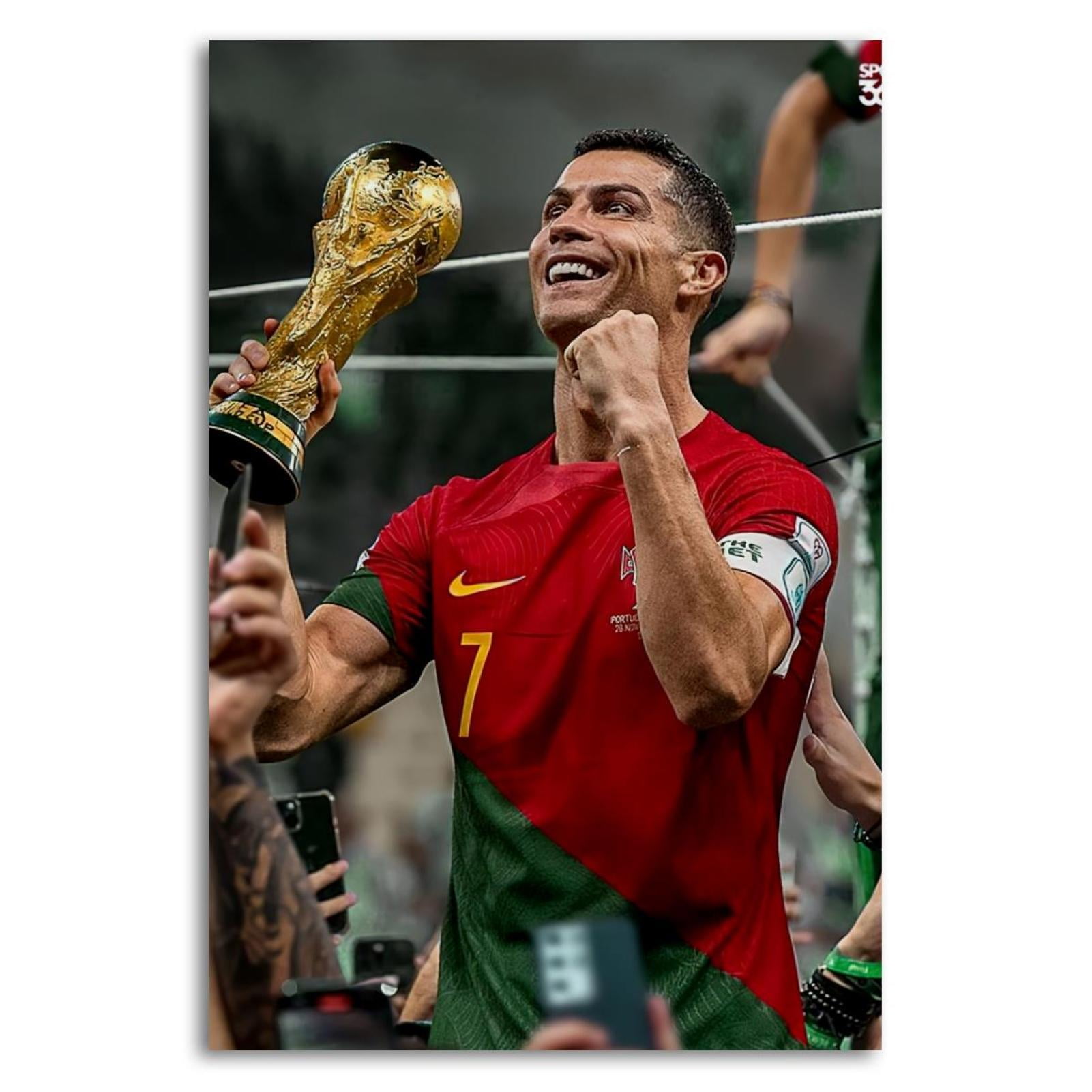 2022 FIFA World Cup Cristiano Ronaldo Home Decor Posters Picture Wall ...