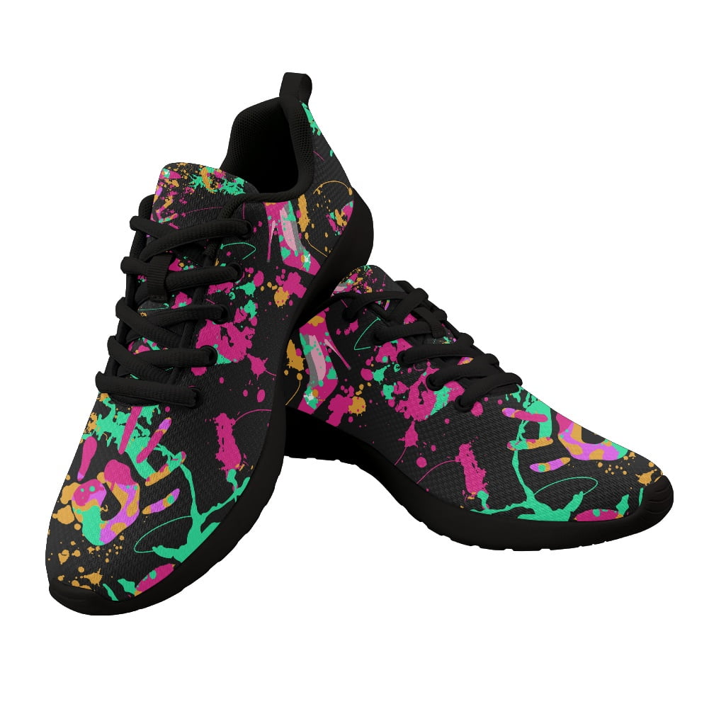 2022 Fashion Shoes Women Outdoor Breathable Mesh Sneakers Paint ...