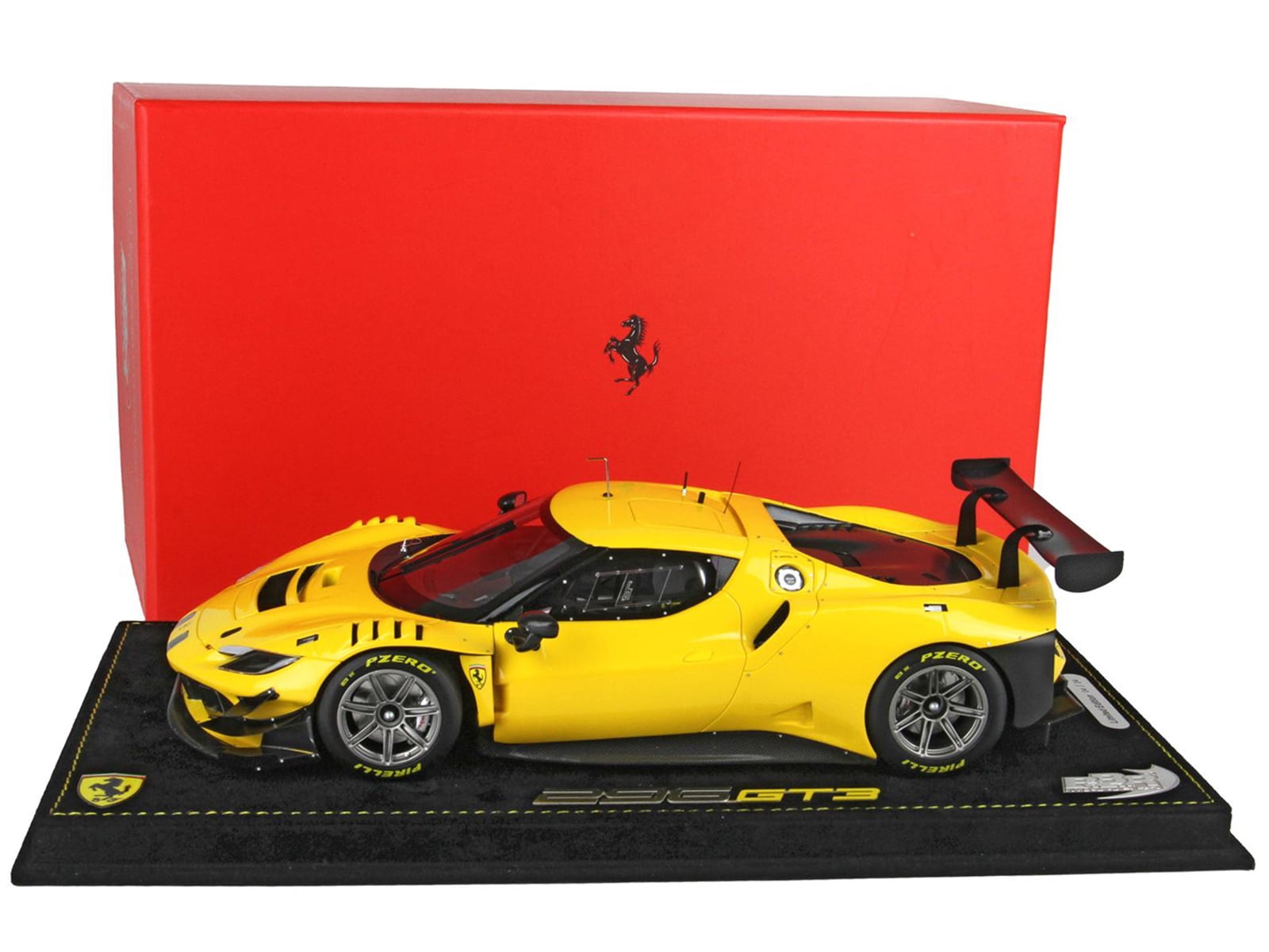 2022 Ferrari 296 GT3 Modena Yellow with DISPLAY CASE Limited Edition to ...