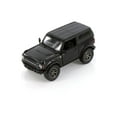 Kinsmart 2022 Ford Bronco Closed Top, Black Diecast SUV, 1/34 Scale ...