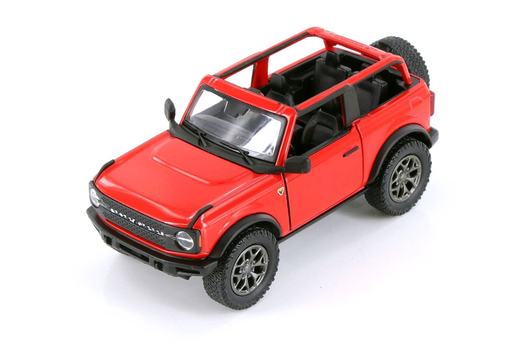 2022 Ford Bronco Open Top, Red - Kinsmart 5438DA - 1/34 Scale Diecast ...