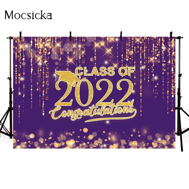 2022 Graduation Party Photography Backdrops Student Portrait Photo ...