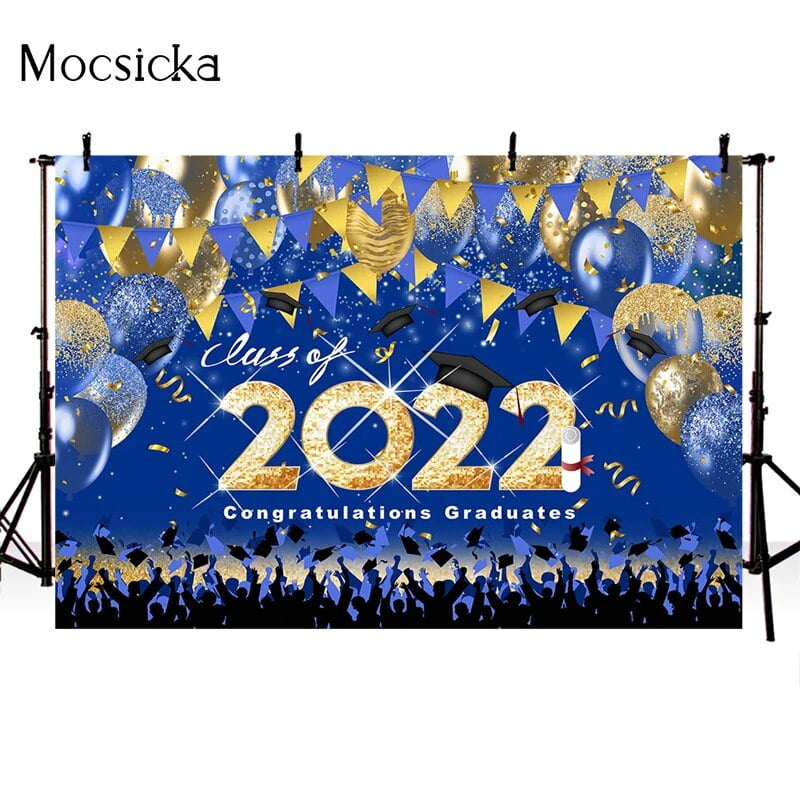 2022 Graduation Party Photography Backdrops Student Portrait Photo ...