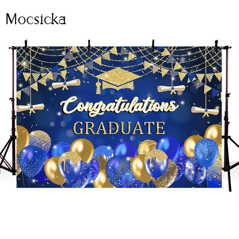 2022 Graduation Party Photography Backdrops Student Portrait Photo ...