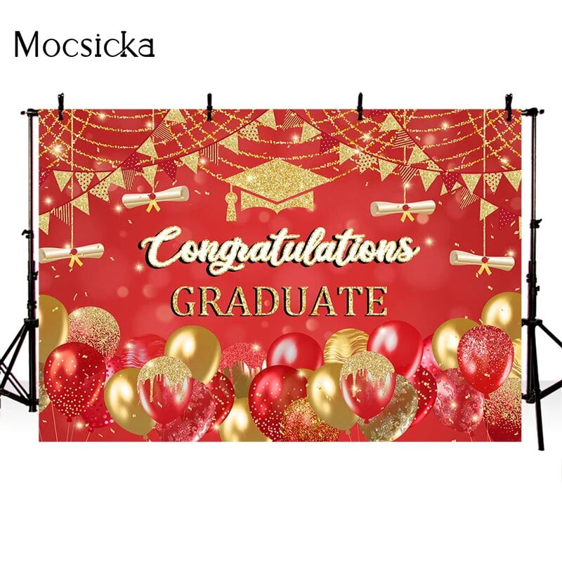 2022 Graduation Party Photography Backdrops Student Portrait Photo ...