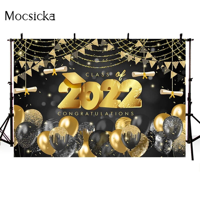 2022 Graduation Party Photography Backdrops Student Portrait Photo ...