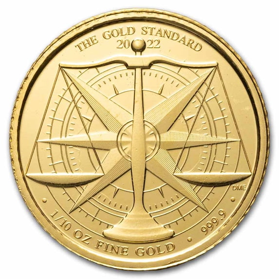 2022 Great Britain 1/10 oz Gold The Gold Standard BU - Walmart.com