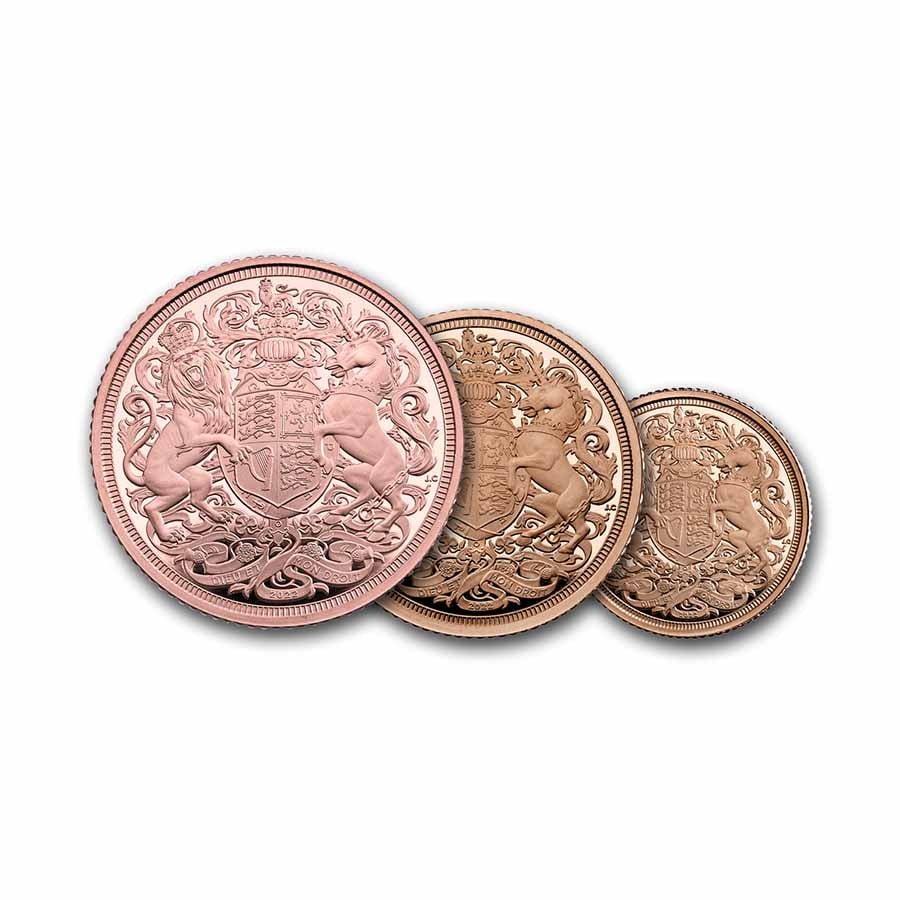 2022 Great Britain 3-Coin Gold Memorial Sovereign Proof Set - Walmart.com