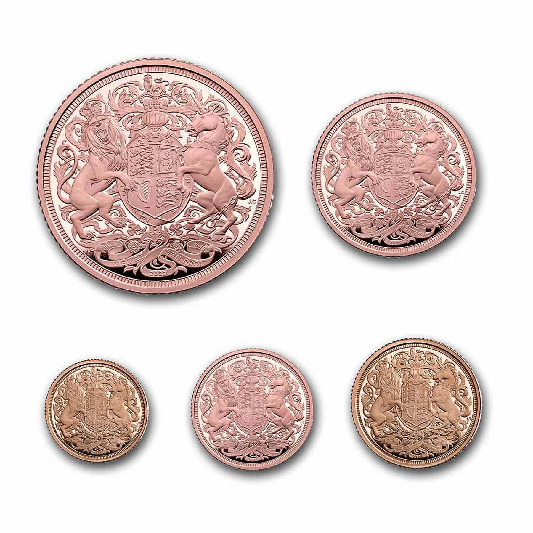 2022 Great Britain 5-Coin Gold Memorial Sovereign Proof Set - Walmart.com