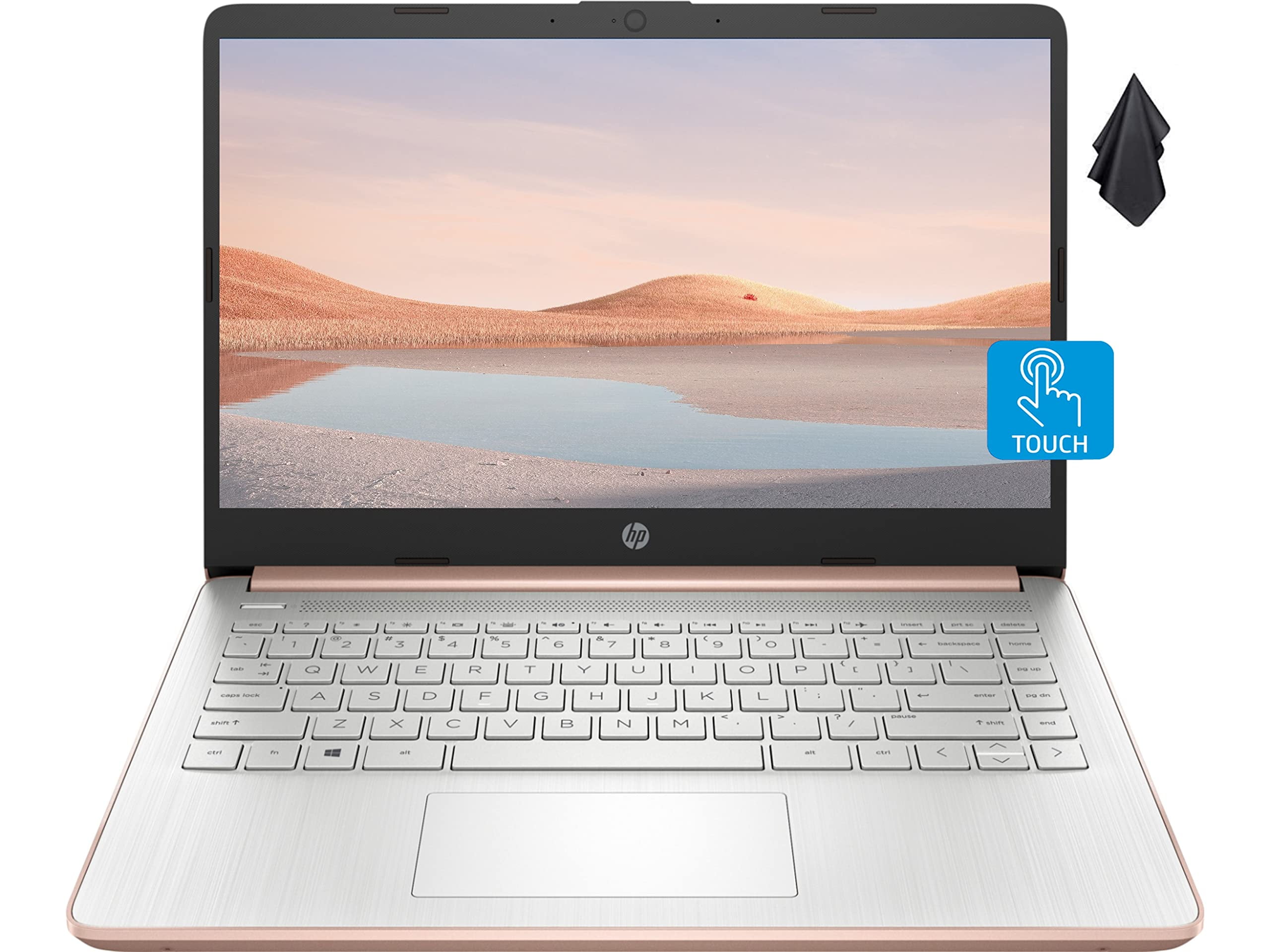 2022 HP Pavilion Laptop, 14-inch HD Touchscreen, AMD 3000 Series Processor, Long Battery Life ...