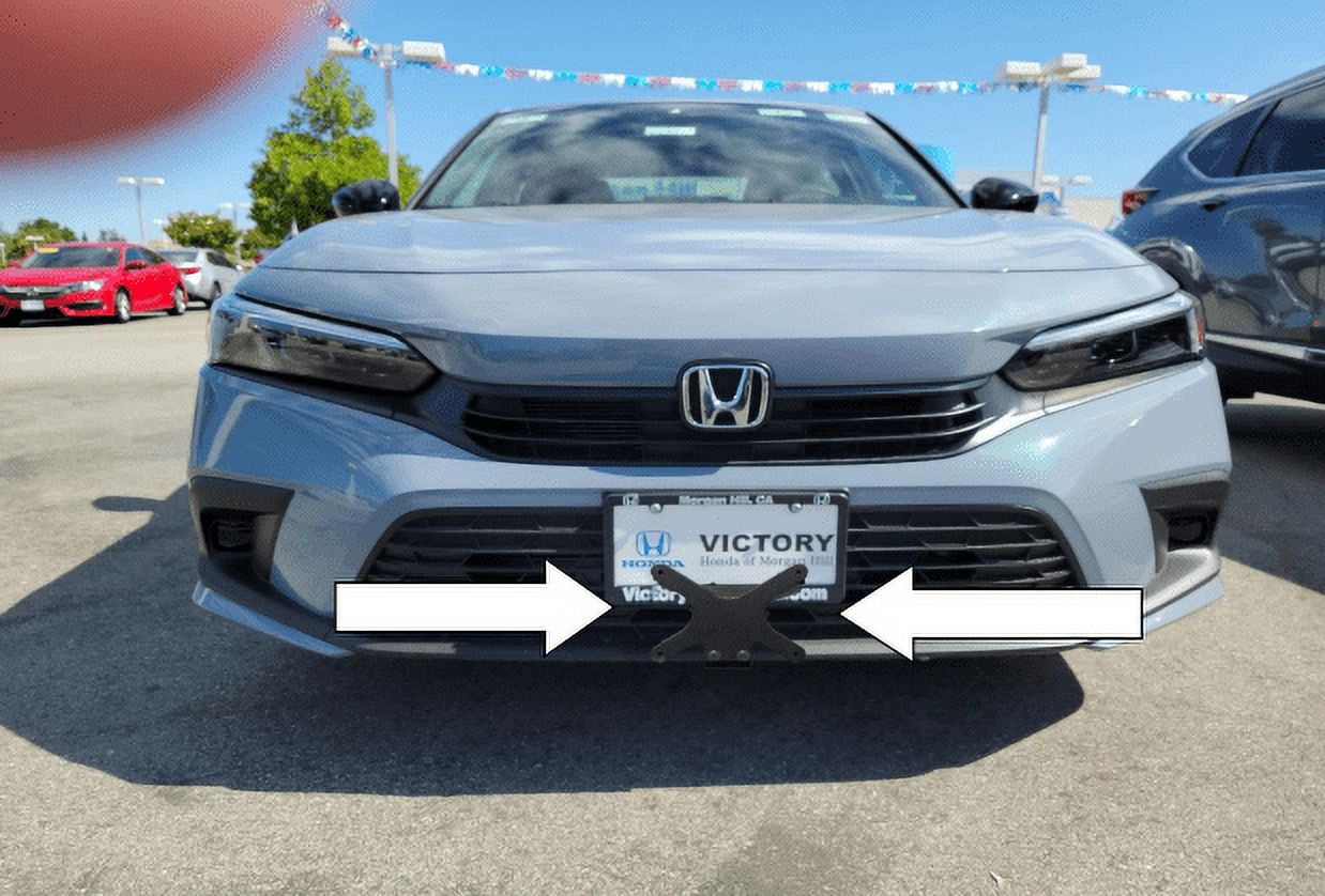 2022 Honda Civic Sport Removable Front License Plate Bracket