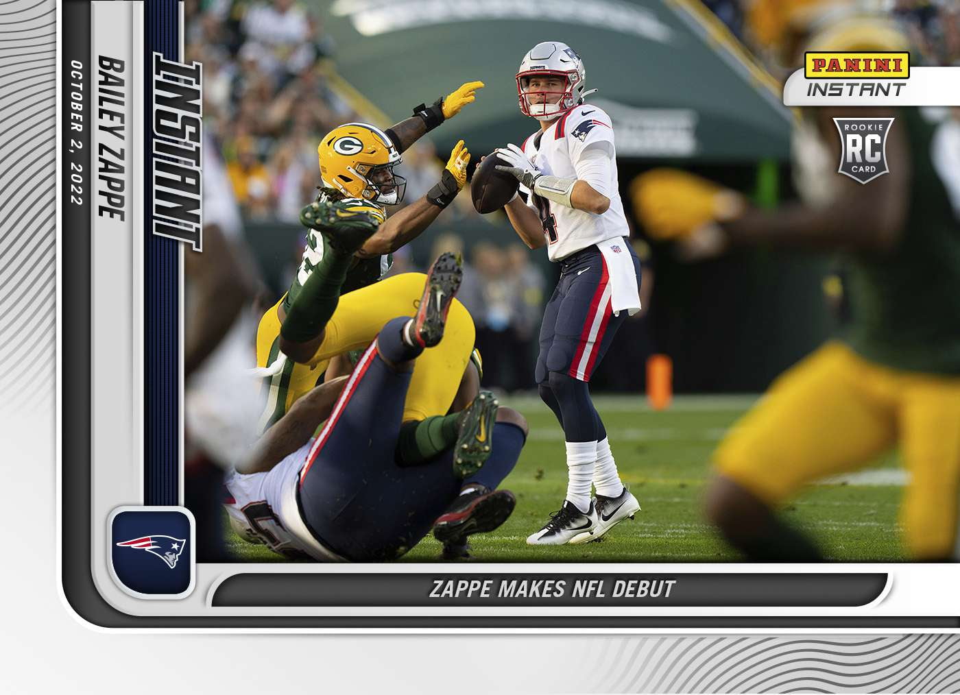 2022 Instant Weekly Pass Football Bailey Zappe Trading Card (Rookie ...