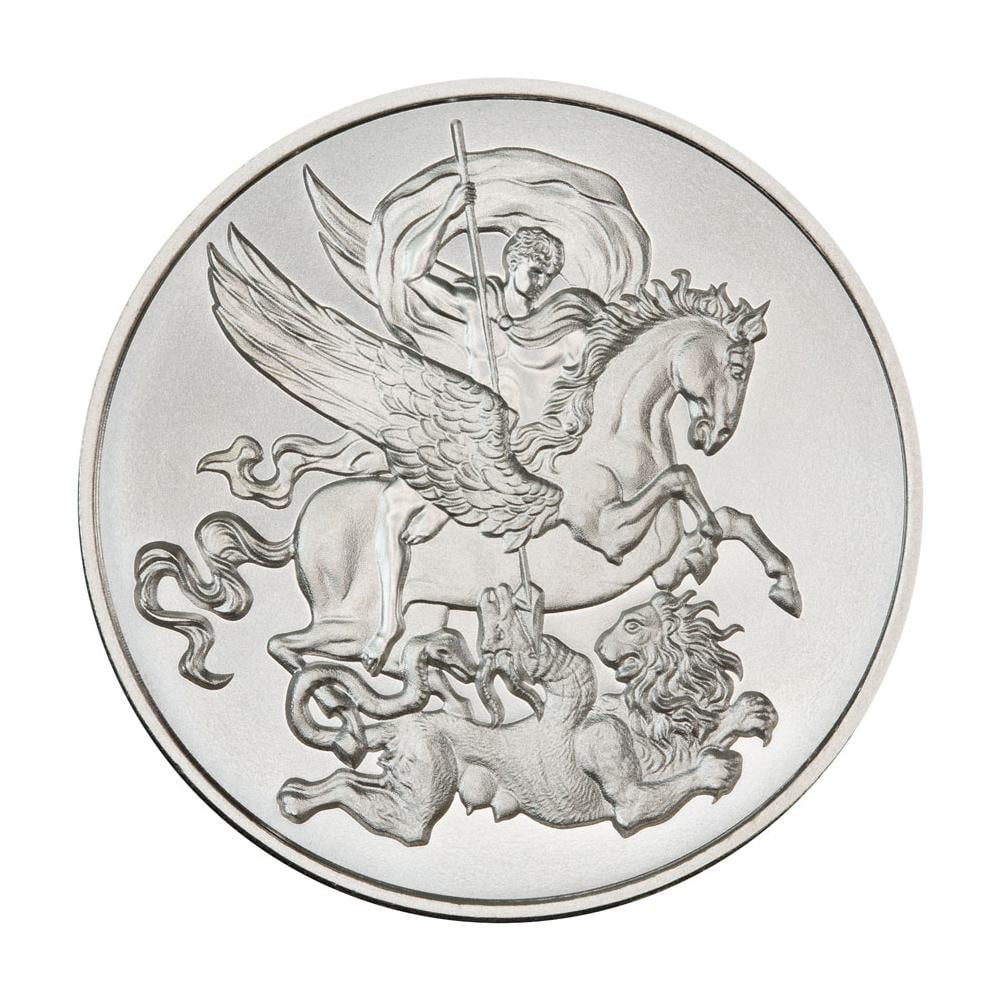 2022 Intaglio Mint Bellerophon, Pegasus & The Chimera High Relief 1 oz ...