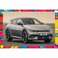 2022 Kia EV6 GT UK - Pop Art Edition | 20x30 Inch Glossy Laminated ...
