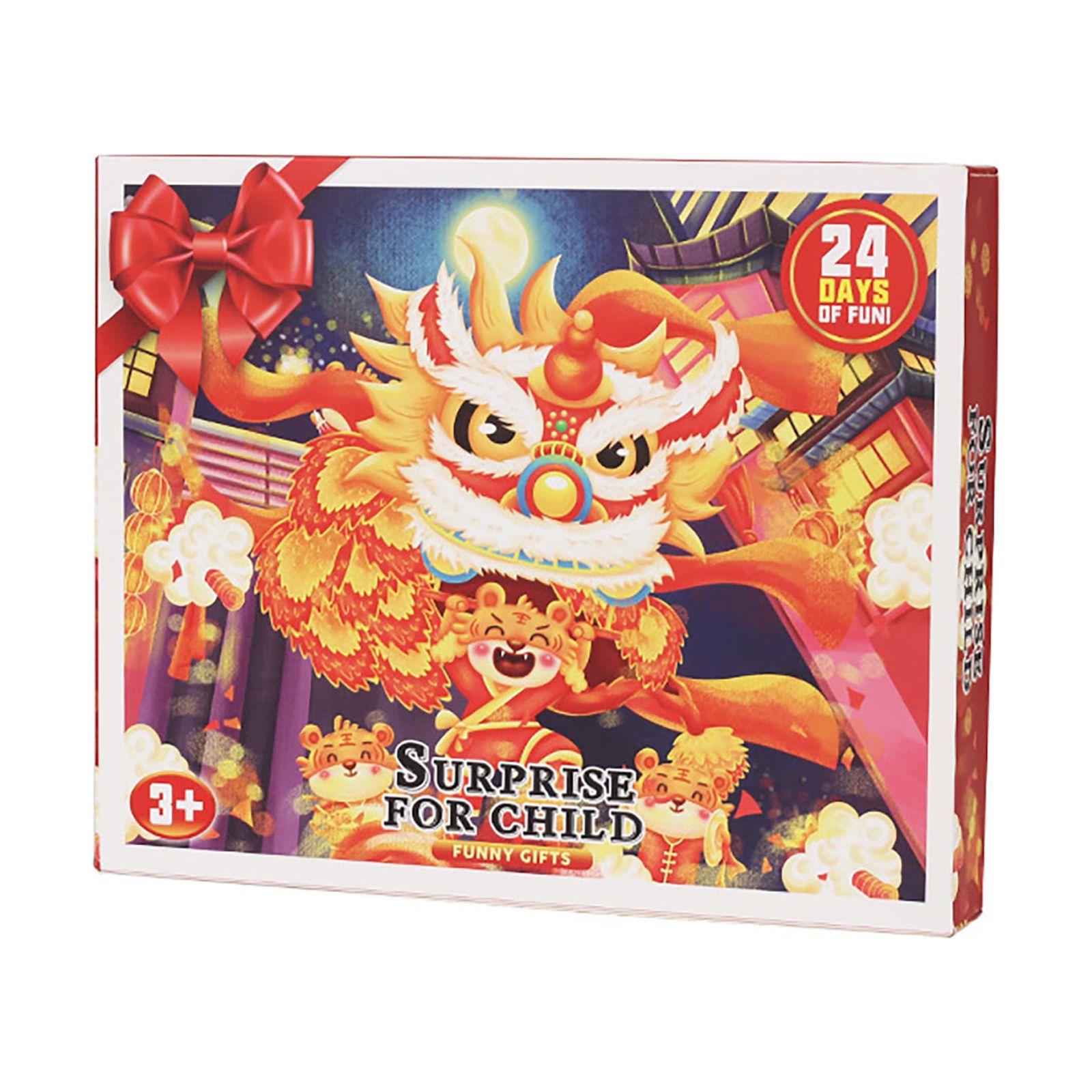 2022 Lions Dance 24 Calendar Festive Advent Door 24 Days With 24 Little ...