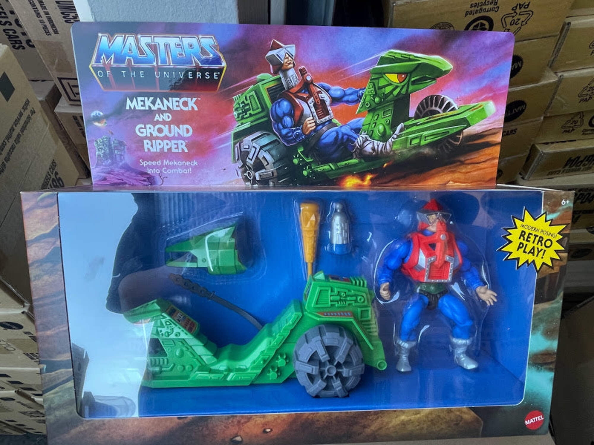 MOTU Masters of the Universe Origins Mekaneck Action Figure, Ground ...