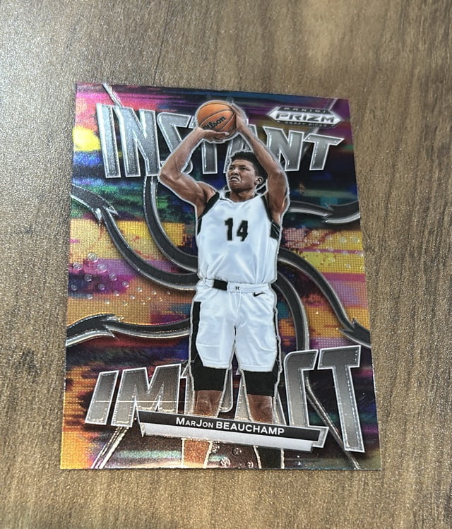 2022 MarJon Beauchamp NBA G League Ignite 2022 Panini Prizm Draft Picks ...