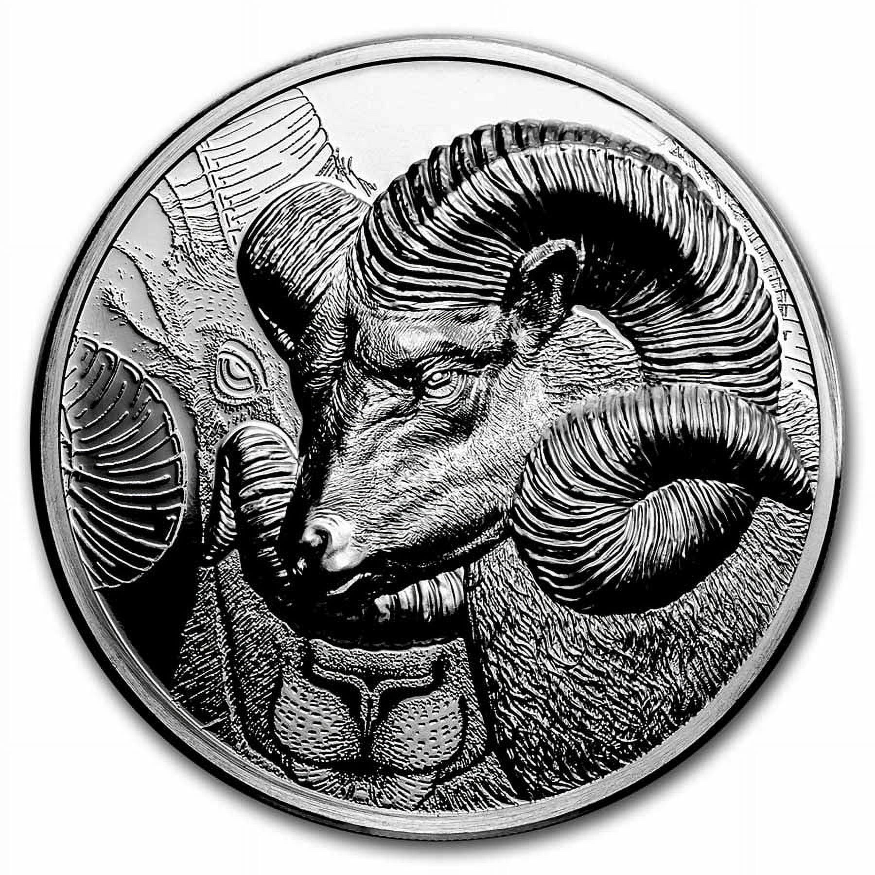 2022 Mongolia 1 oz Silver Proof Magnificent Argali Ram Coin, Limited ...