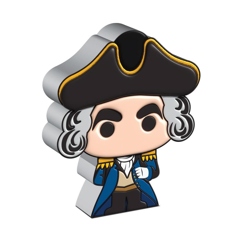 2022 Mount Rushmore George Washington 1 oz Silver Chibi By NZ Mint ...