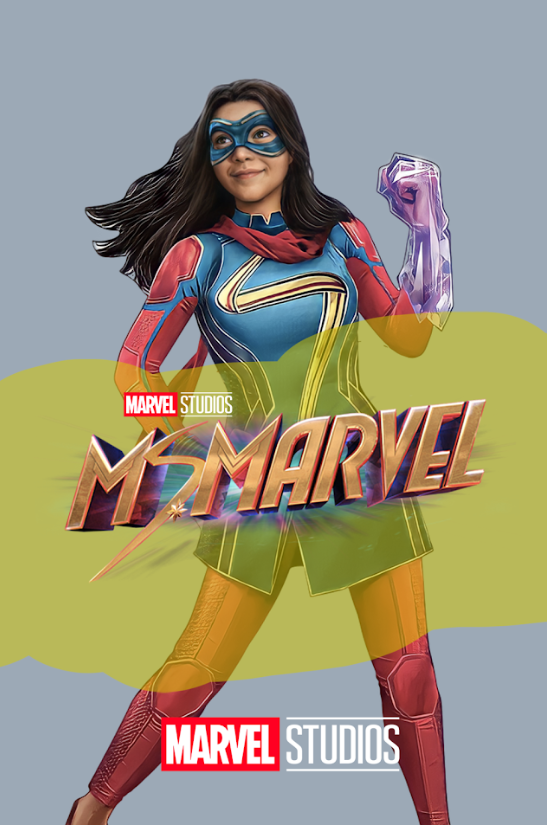 2022 Ms. Marvel Poster 24x36 Marvel Superhero Action Series - Walmart.com