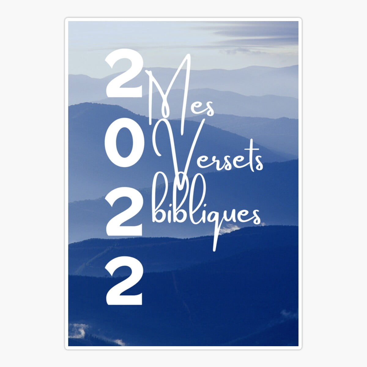 2022 My Bible Verses Sticker - Walmart.com