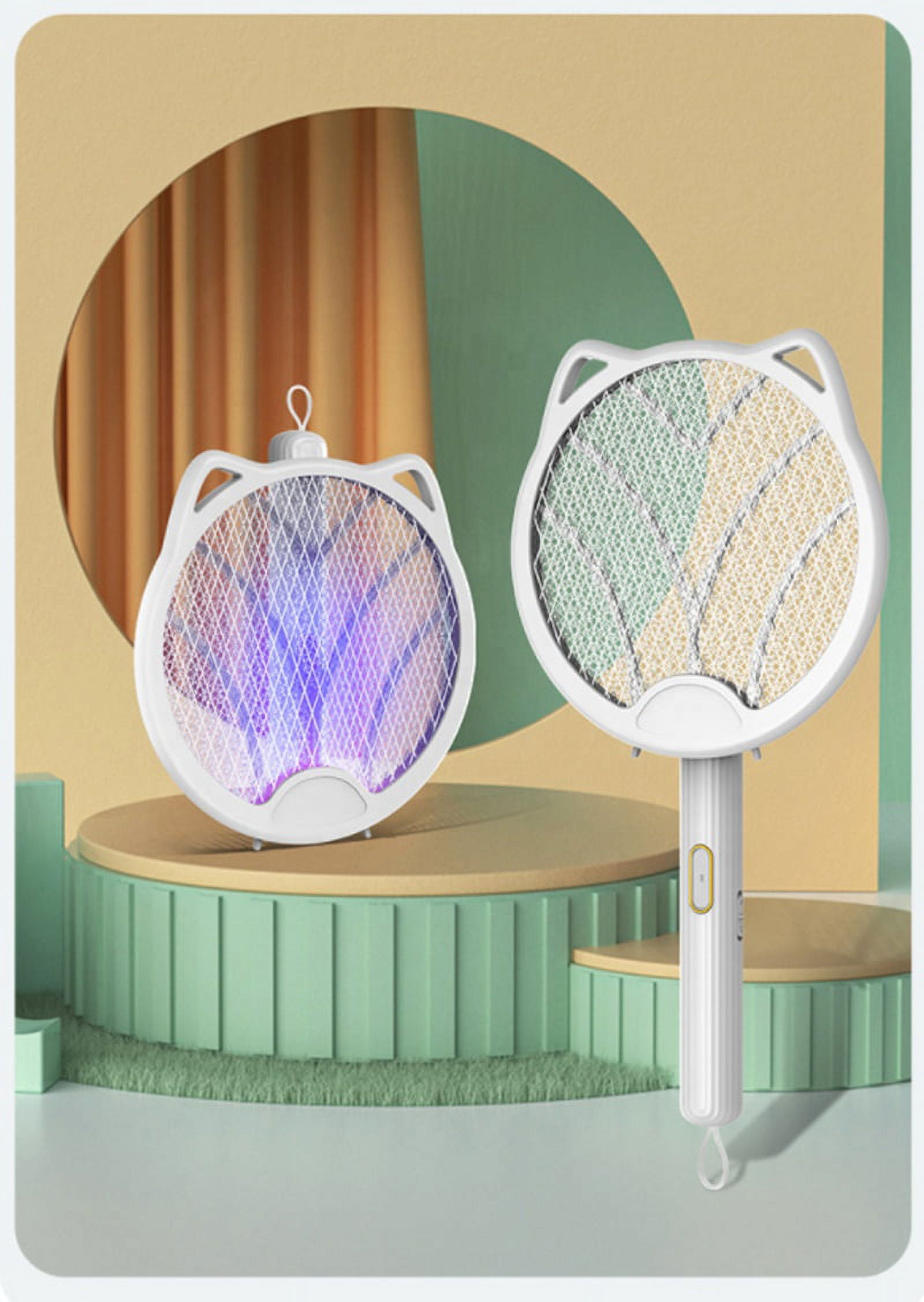 2022 New 4 in 1 Fly Zapper Swatter, Rechargeable Foldable Mosquito ...