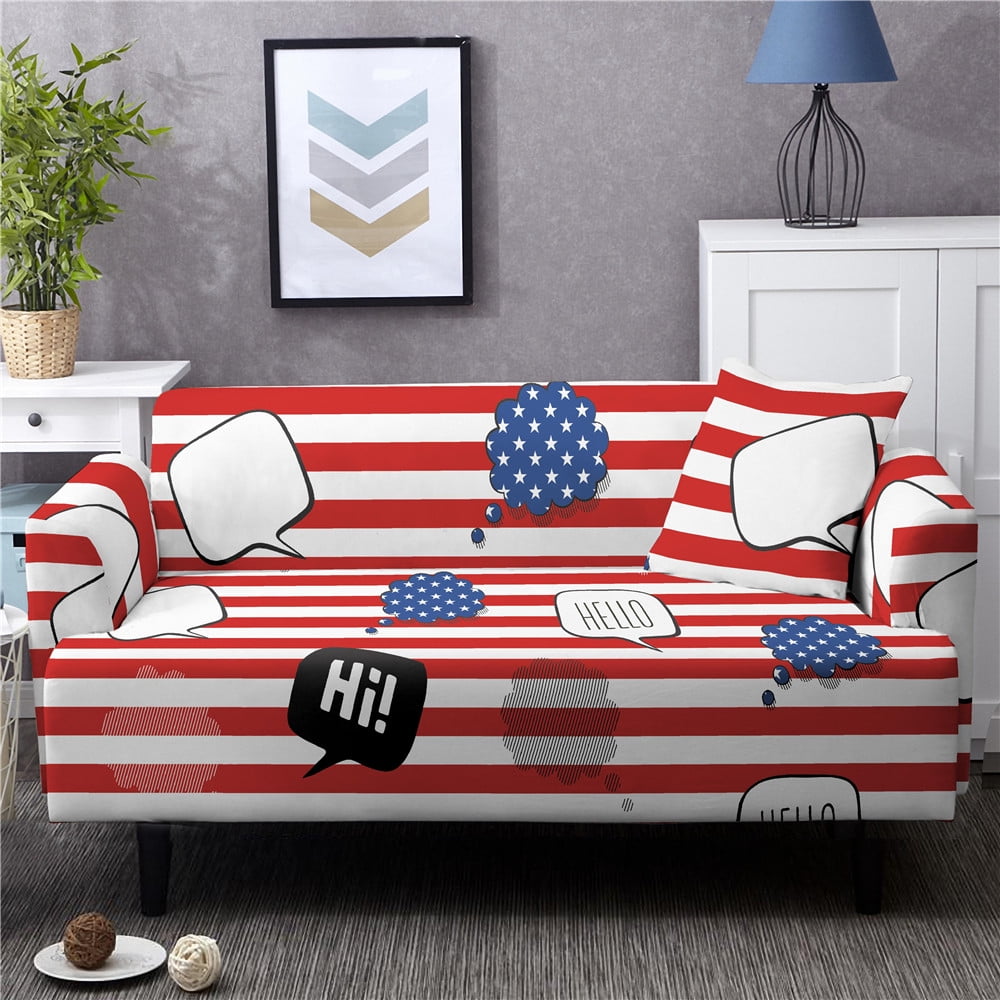 2022 New European Flag Sofa Cover for Living Room 1/2/3/4 Seater L ...